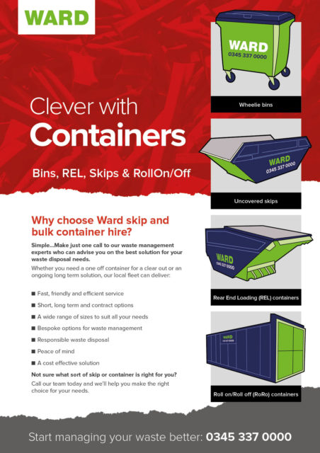 CITE001 WARD A4 - skip hire - Ward Recycling