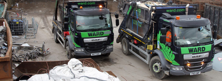 Skip Hire Online - Range Of Skips Available - Ward Recycling