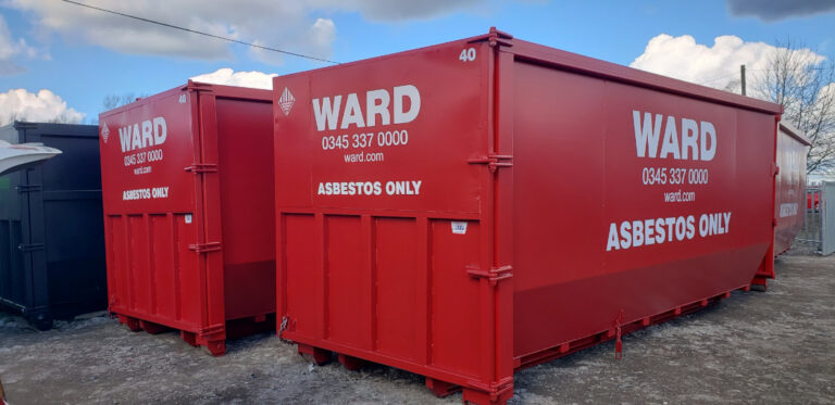 Asbestos skip hire - Ward Recycling